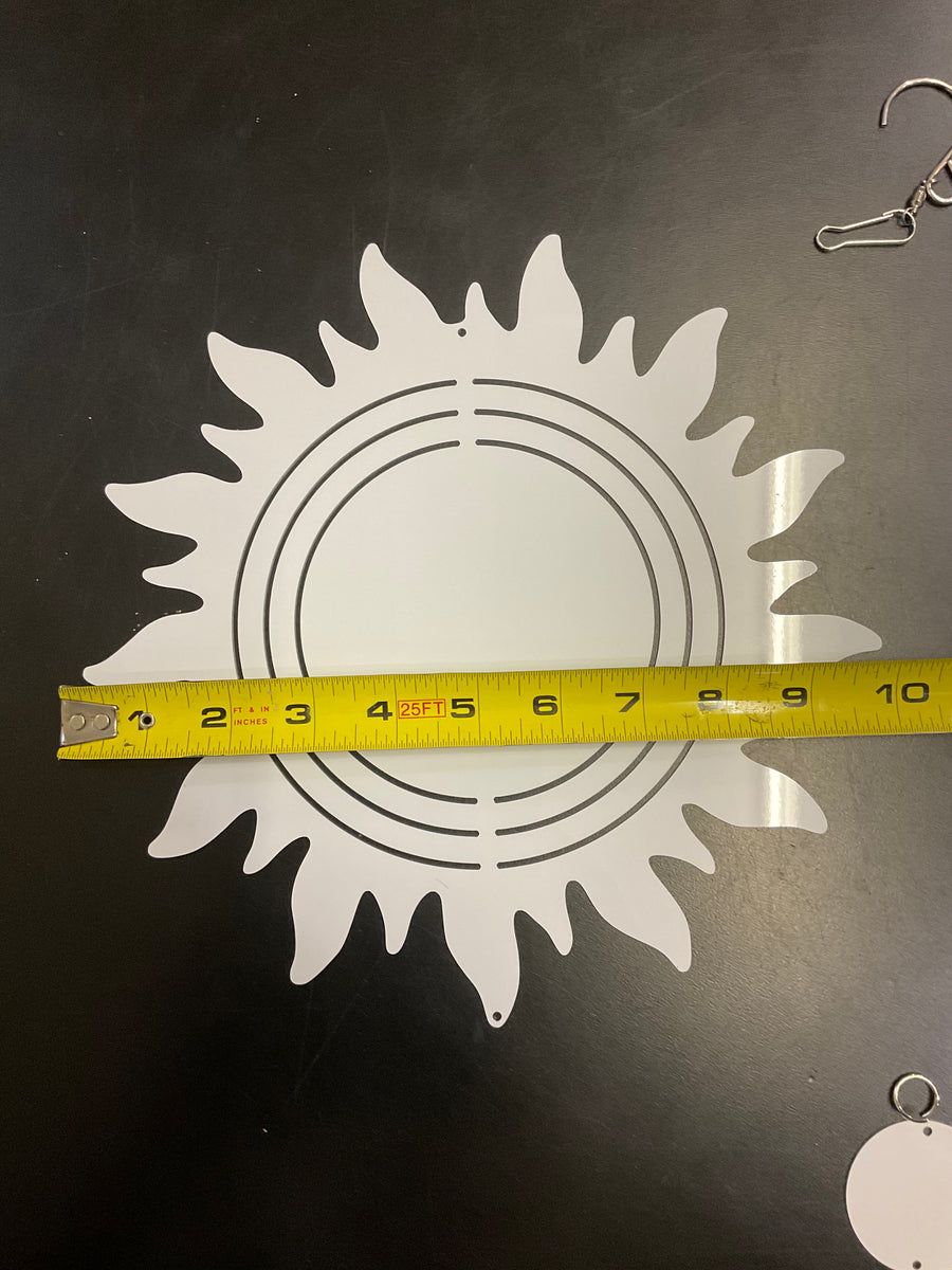 Sublimation Wind Spinner Blank Sun Shaped 10" Aluminum Hanging Garden ...