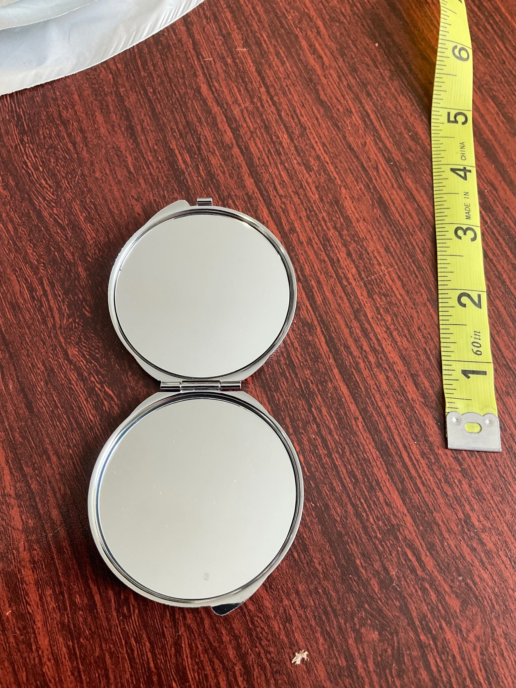Sublimation Mirror, Blank Round Compact Mirror, Compact Mirror, Sublim ...