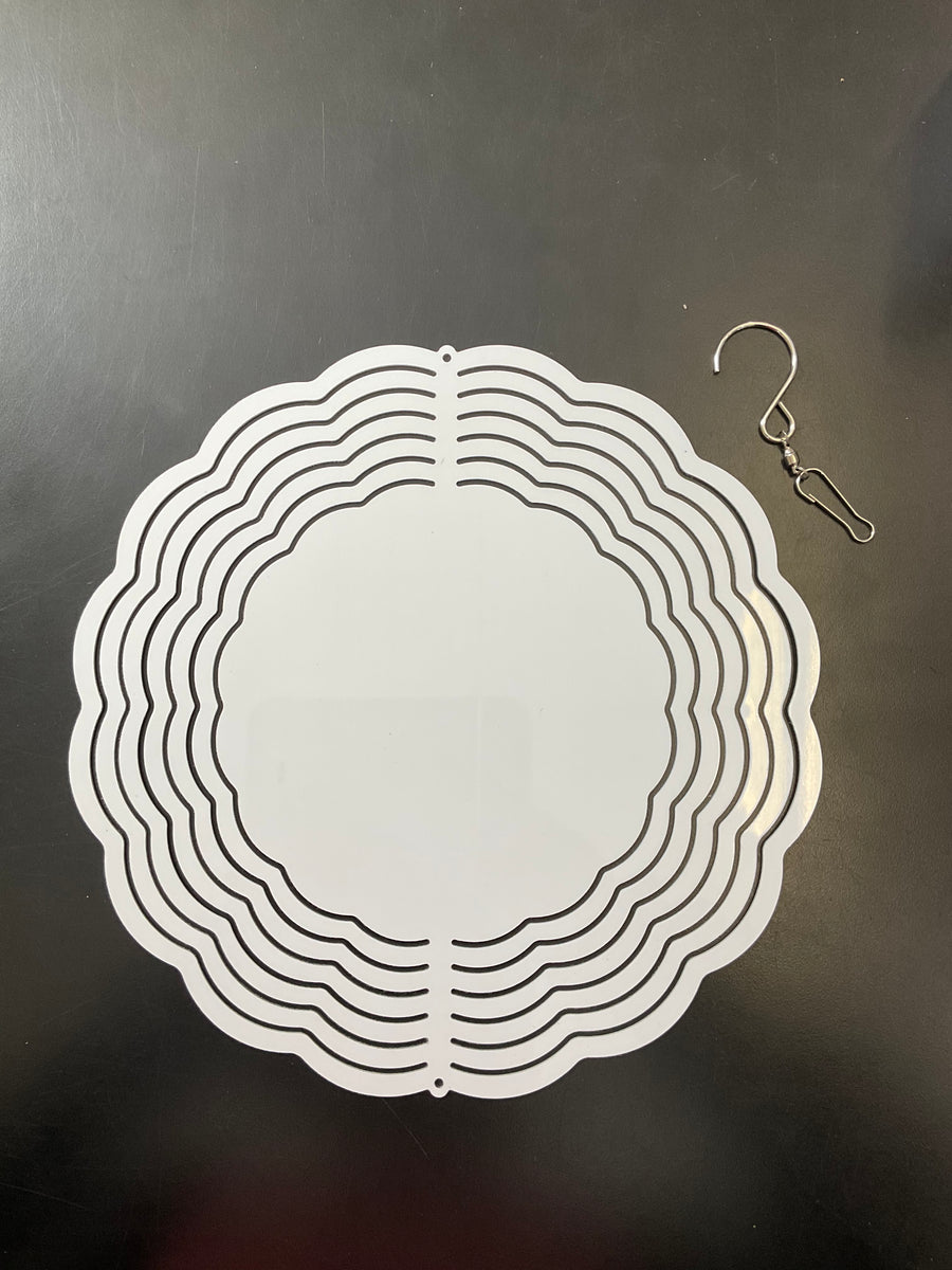 Sublimation Wind Spinner, Blank Wind Spinner, 10" Wind Spinner, 10" Ro ...